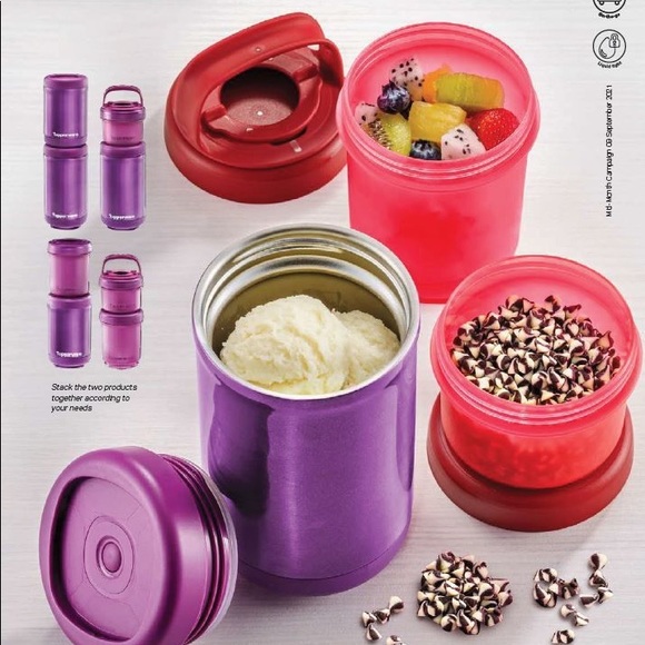 Tupperware | Kitchen | Tupperware Large Stacking Thermal Jar | Poshmark